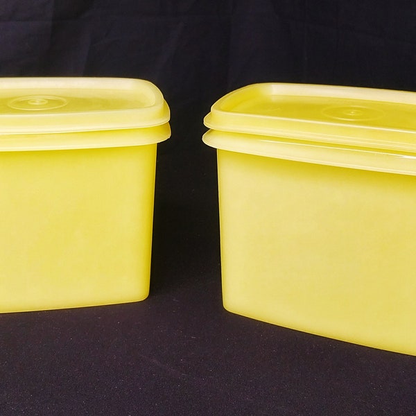 Yellow Tupperware - Etsy