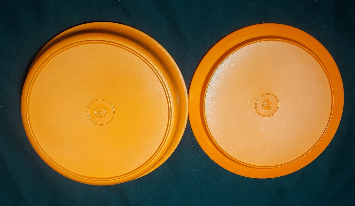 Vintage 1980's Orange Tupperware Covered Container 1253 - Etsy