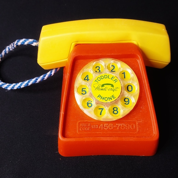 Vintage Toy Phone - Etsy