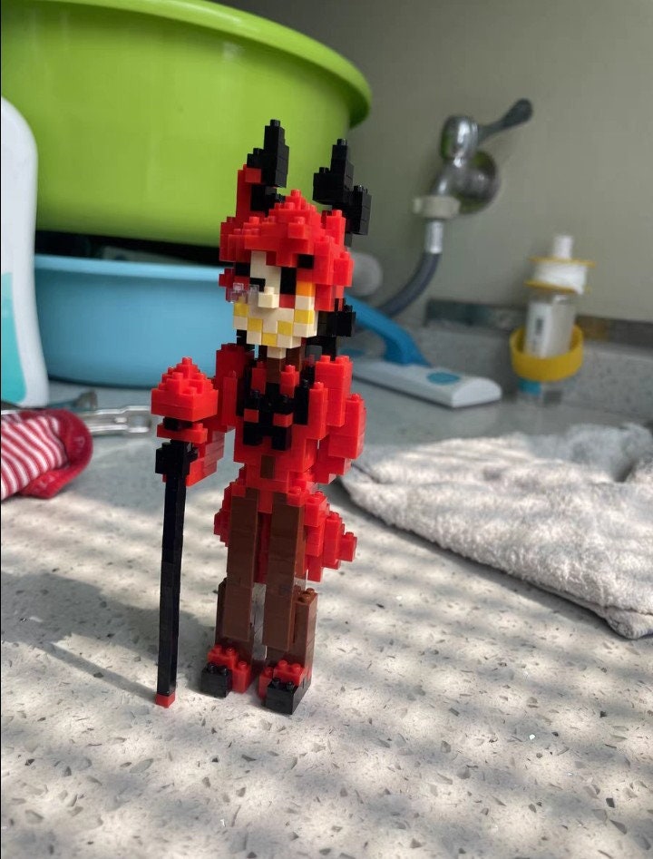 Alastor Hazbin Hotel Mini Lego Set Building Blocks - Etsy