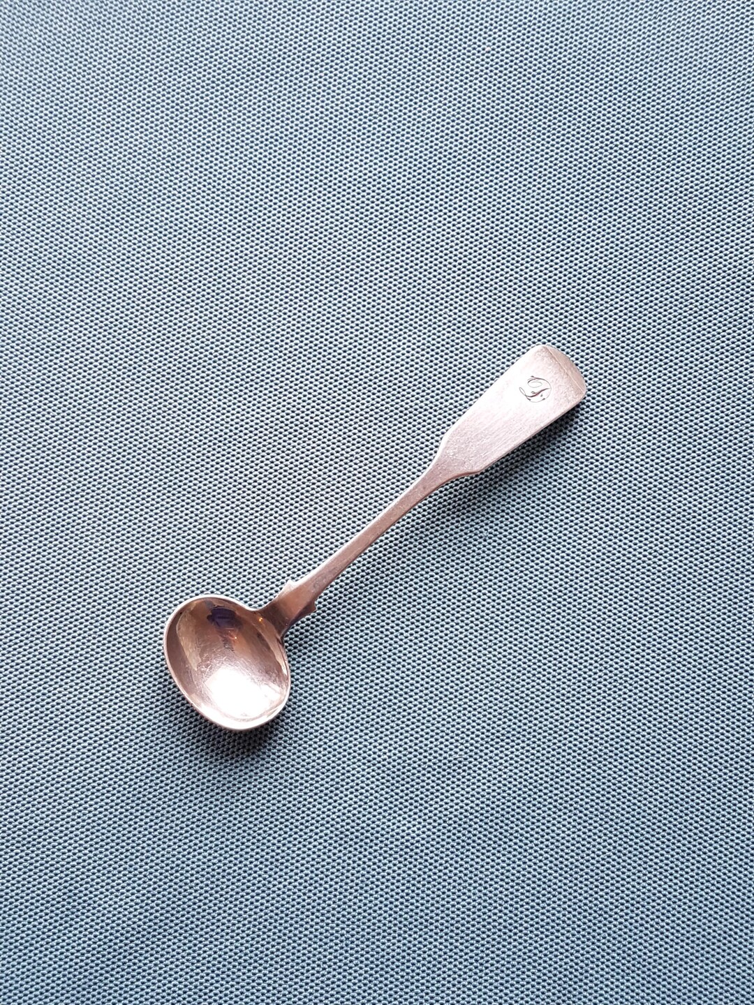 Antique Scottish Silver Mustard Spoon-victorian Spoon- Hallmarked ...