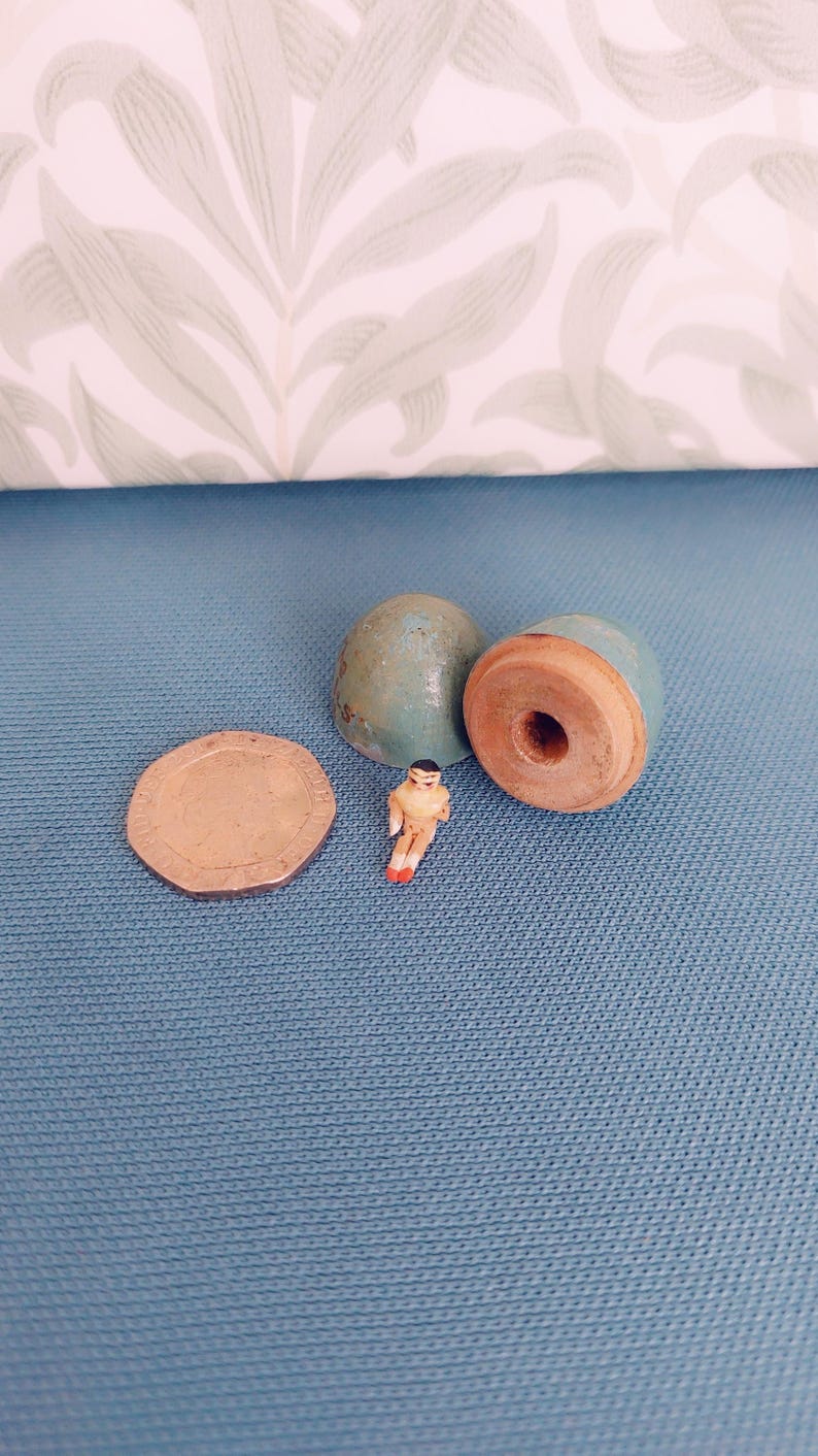Antique Wooden Doll"the Smallest Doll in the World" Inside Wooden Egg ...