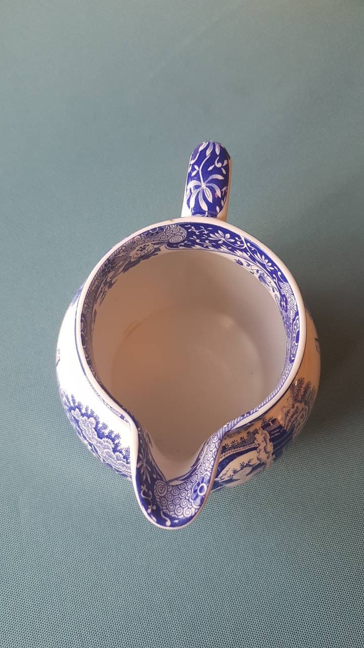 Vintage Spode 'blue Italian' Spode Design Jug Blue - Etsy UK