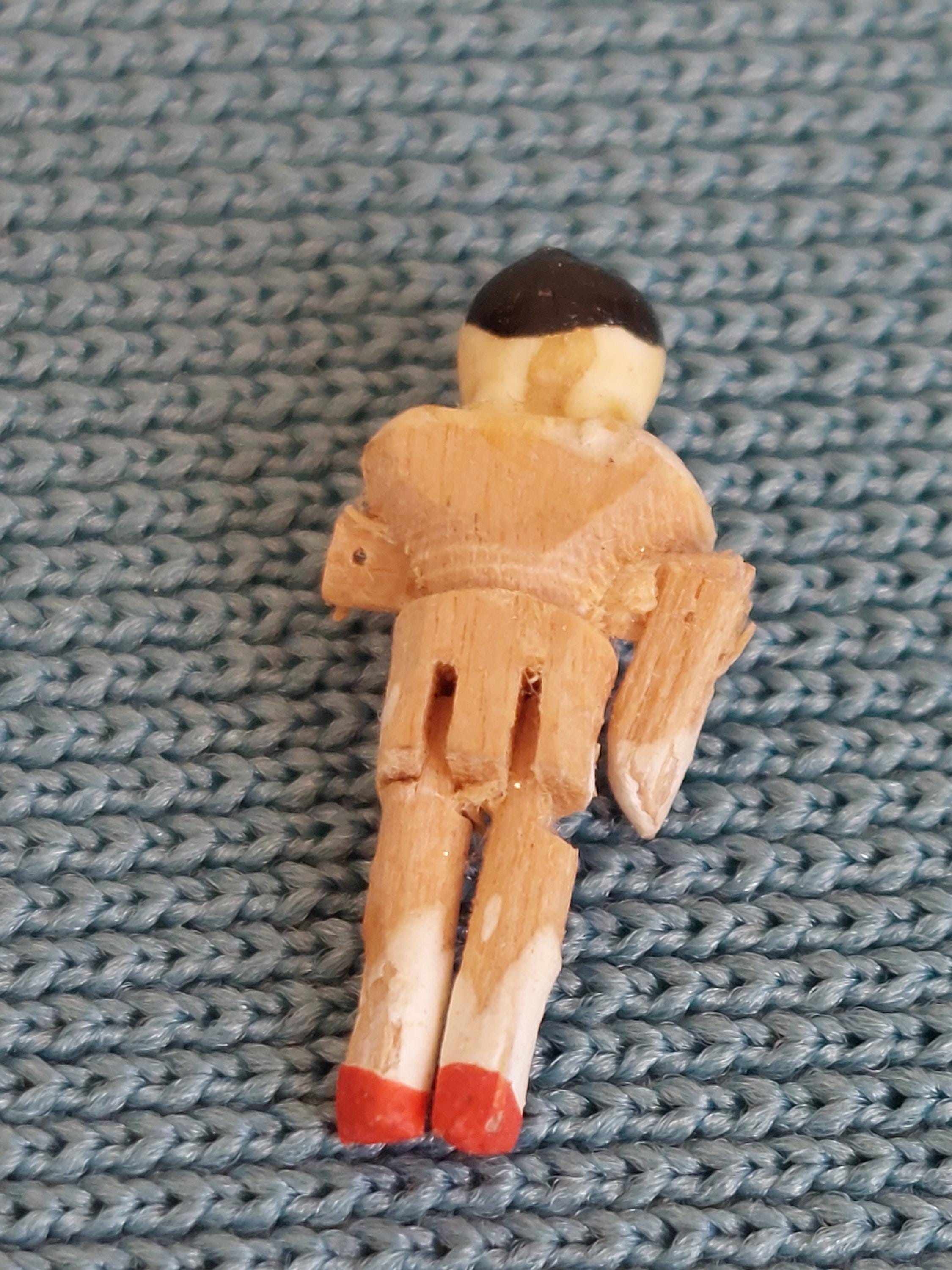 Antique Wooden Doll"the Smallest Doll in the World" Inside Wooden Egg ...