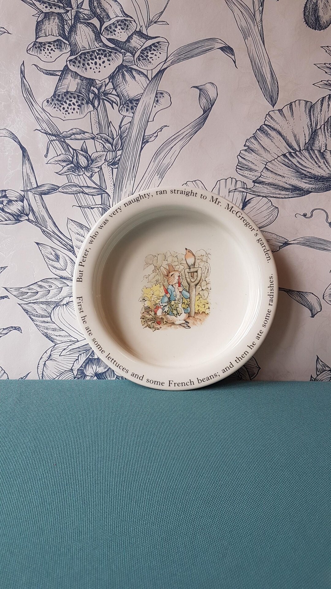 Vintage Wedgewood Peter Rabbit Bowl - Baby's Bowl-beatrix Potter Design ...