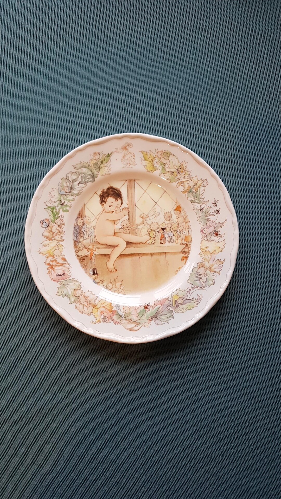 Vintage Royal Worcester Peter Pan Plate-the First Lost Boy-english Fine ...