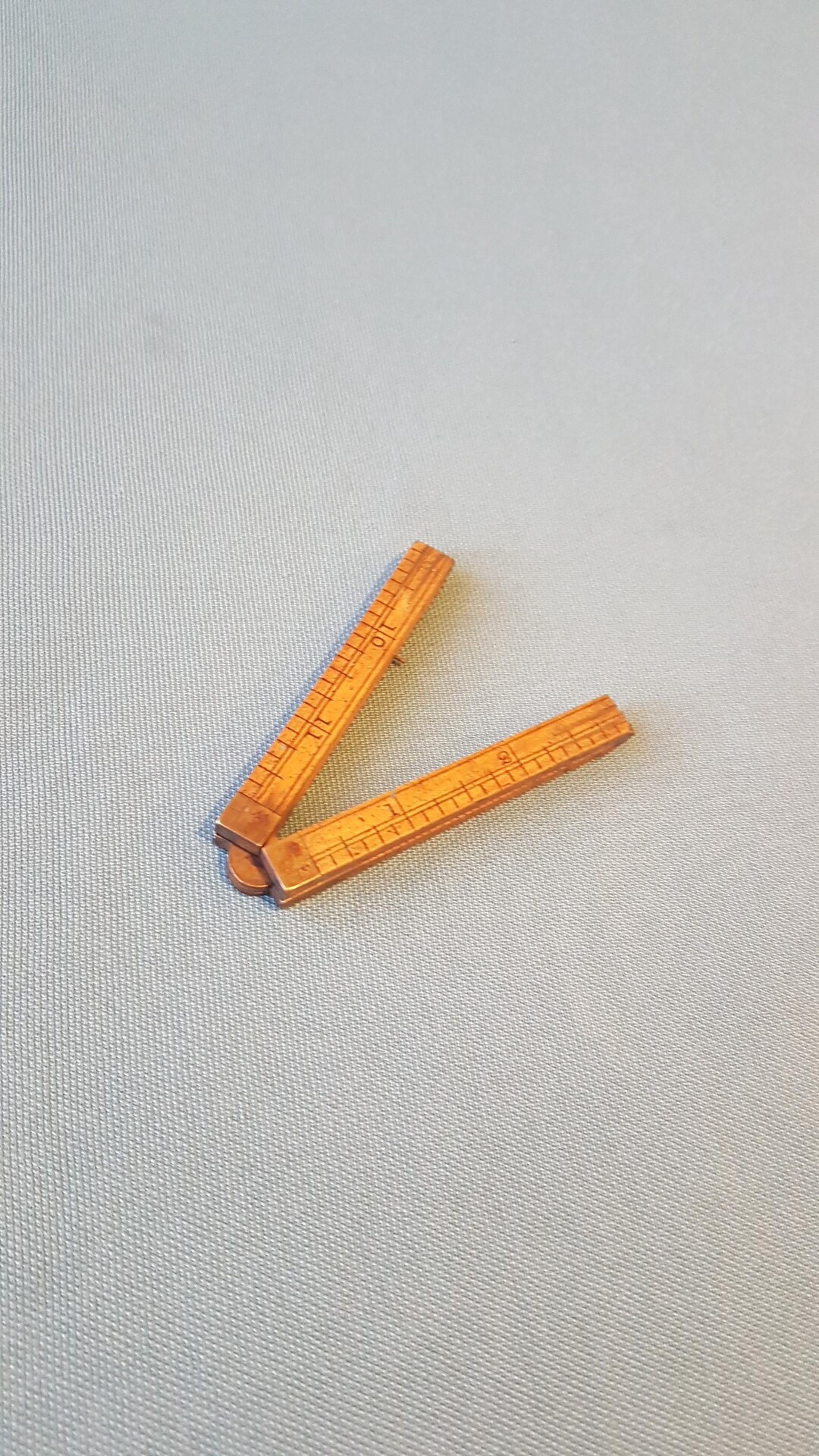 Small Pocket Vintage Wood and Brass Fold Out Ruler-j.rabone & Son ...