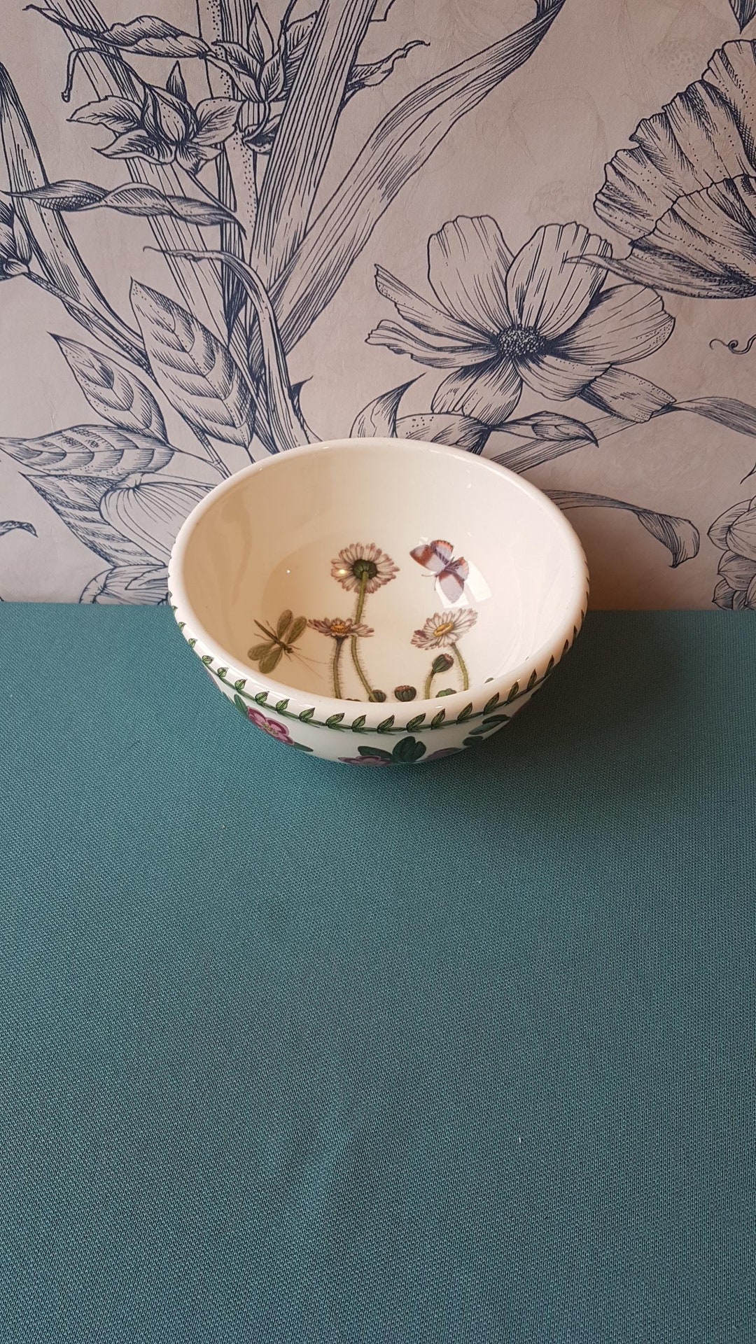 Vintage Portmeirion Botanic Bowldaisy Bellis Perennis-susan William ...