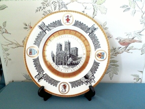 Wedgwood York plate Made to commemorate anniversary of the | Etsy