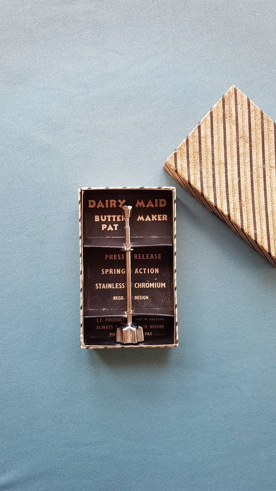 Vintage dairy Maid Butter Pat Marker/stamp-ll - Etsy