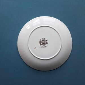 Antique Victorian Plate -hill Pottery " Rustic" Pattern -hand Decorated ...