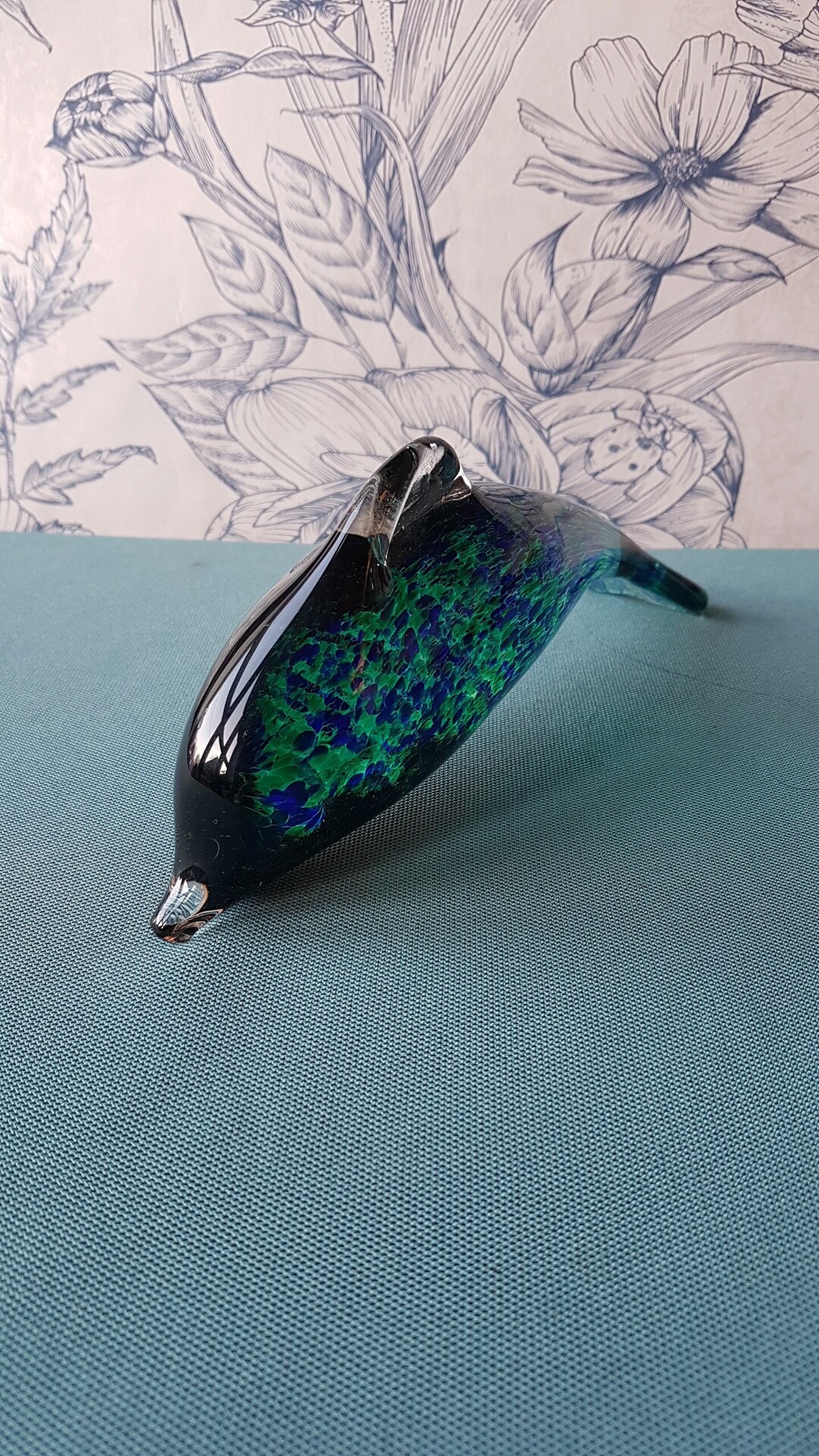 Stunning Wedgwood Glass Dolphin Paperweight Hand Made - Etsy