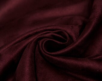 Red Suede Fabric - Etsy