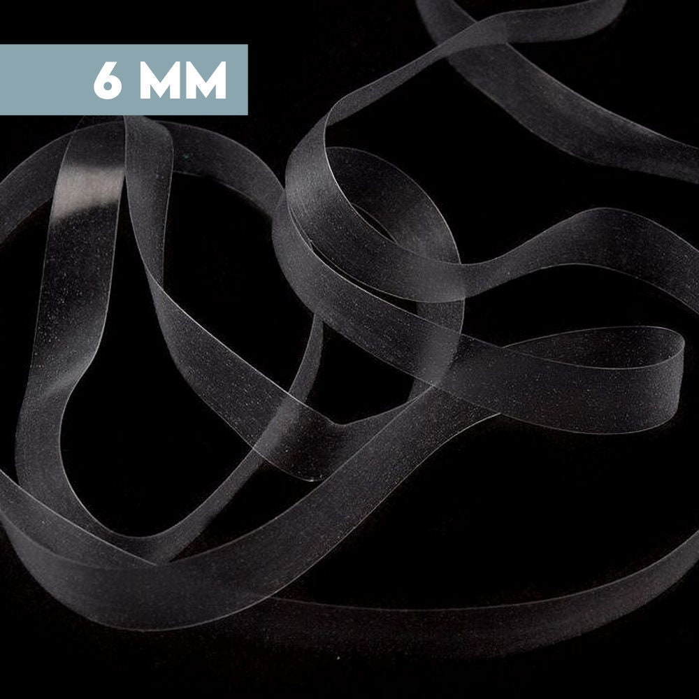 Elastic Clear Silicon Tape for Sewing Strengthening of - Etsy