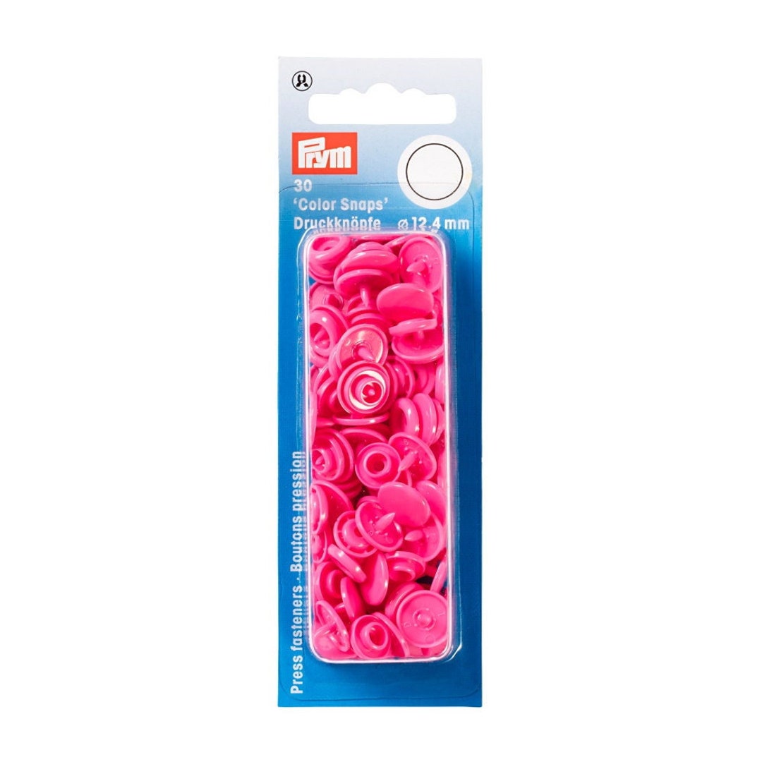 Plastic Snaps Prym Love 12.4mm Pink - Etsy