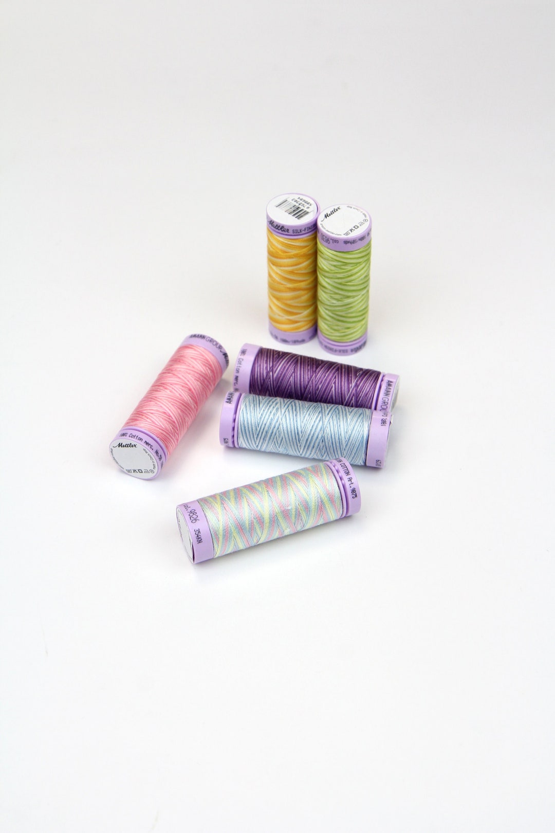 Silk Finish Cotton Thread - MULTI COLORS - Universal Mercerized Cotton ...