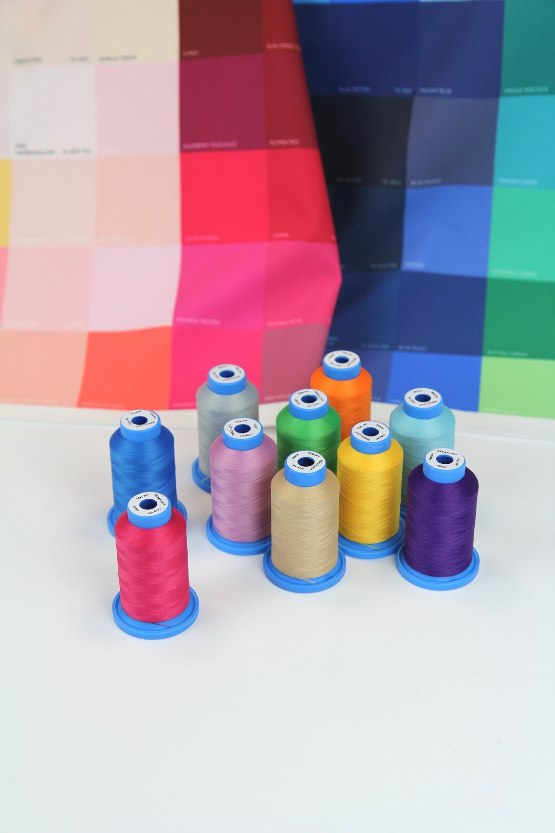 SERAFLOCK Extra Soft Overlock Thread - Bulk Thread for Very Elastic and ...