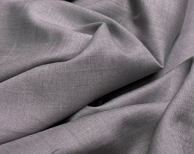 Linen/viscose Fabric | Light Dusty Blue | Soft, Lightweight, Airy and ...