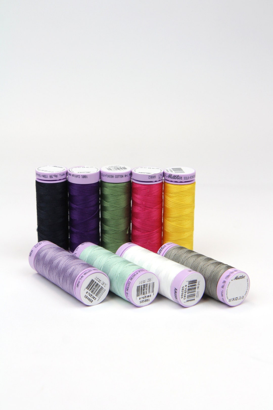 Silk Finish Cotton Thread - VARIOUS COLORS - Universal Mercerized ...