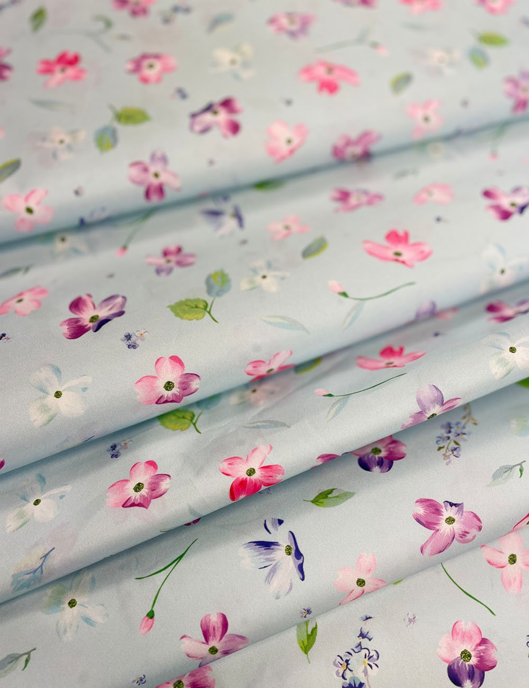 Raincoat Fabric Lilac Flowers Floral Design for Raincoats, Stroller ...