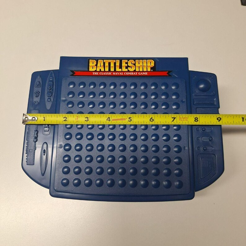Battleship Combat Game Pieces Ship Cases Blue 2001 Vintage Pegs Carrier ...