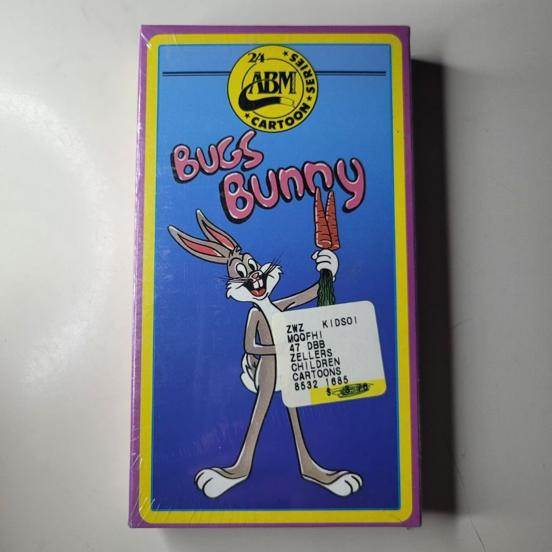 ABM Group Bugs Bunny Cartoon VHS Sealed Vol 1 Wabbit Hare Animated Vtg ...
