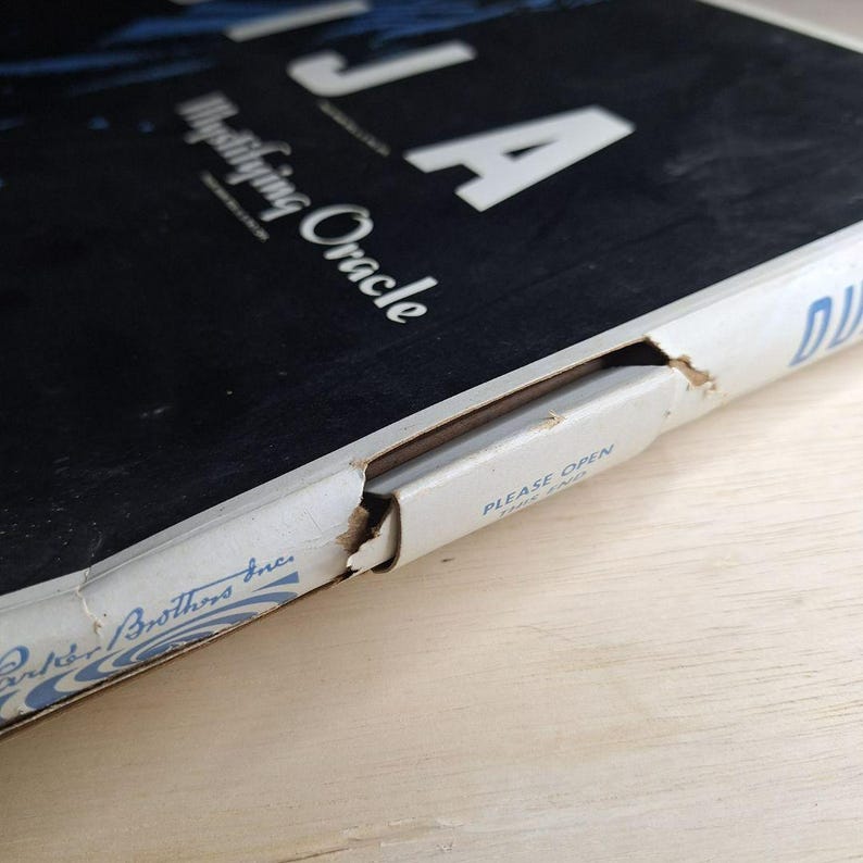 Ouija Board William Fuld Parker Brothers Salem Oracle 1960s Vintage ...