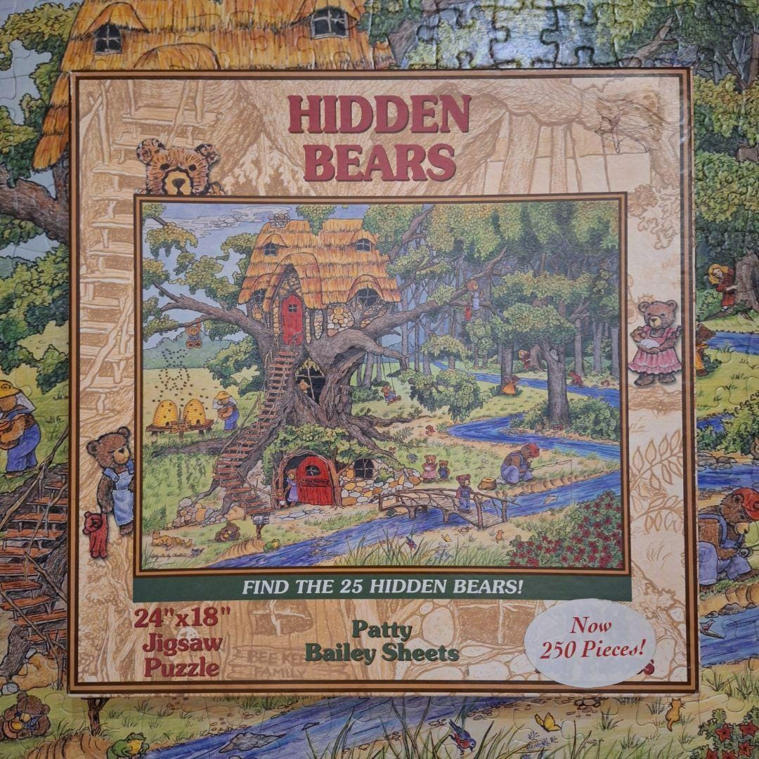 Hidden Bears Puzzle Patty Bailey Sheets Bic Pieces Crafts Artwork ...