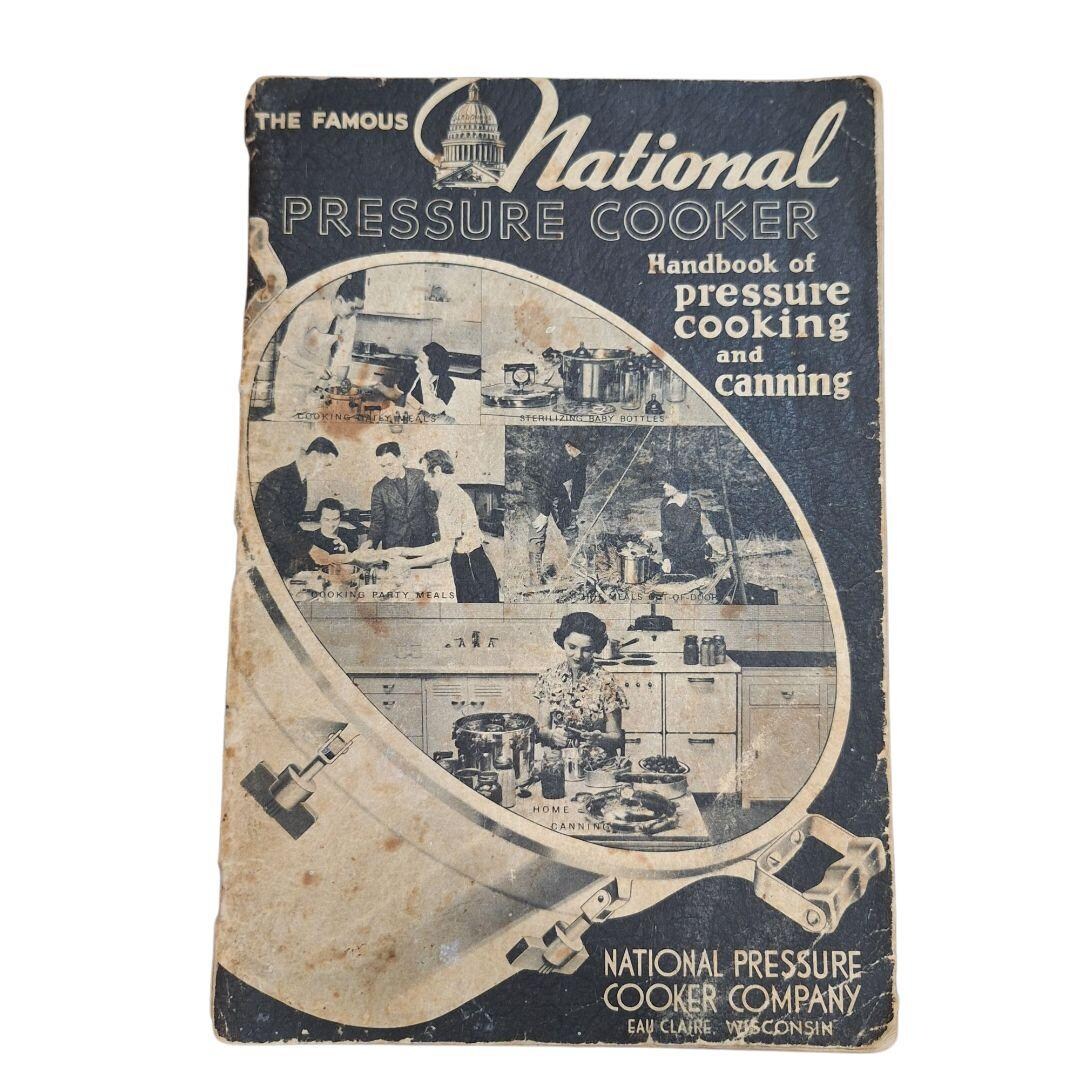 National Pressure Cooker Book Guide Recipes Instructions Vintage ...
