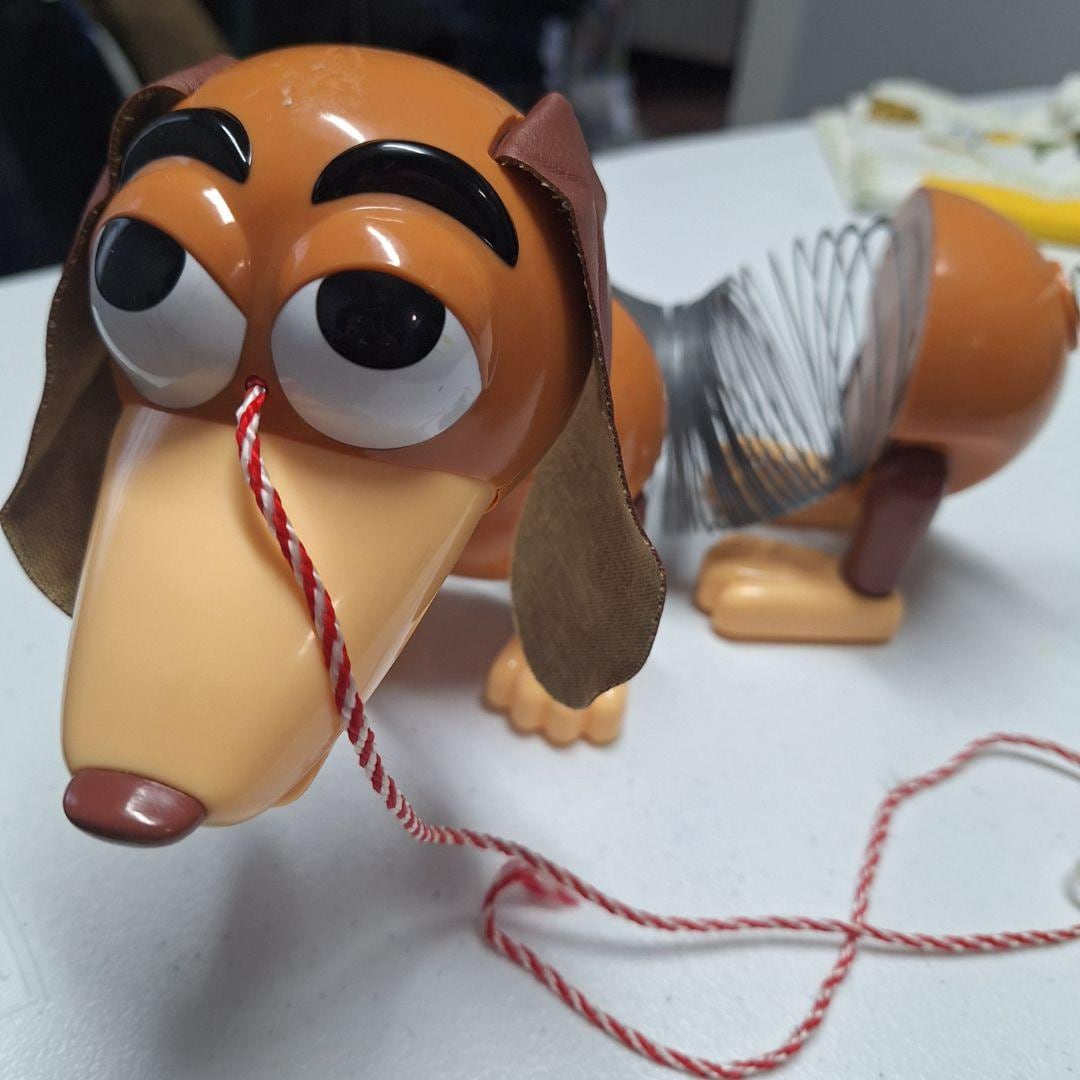 Slinky Toy Story Weiner Dog Plastic String Pull Play Dachshund Metal - Etsy
