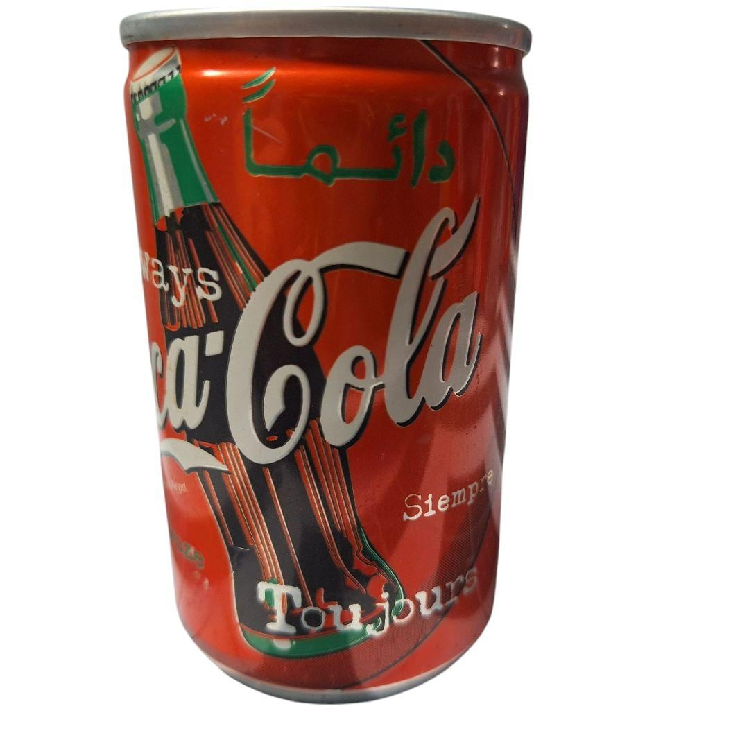 Coca Cola Coke Can Empty Sealed Collector Egypt 90s Vintage Arabic ...