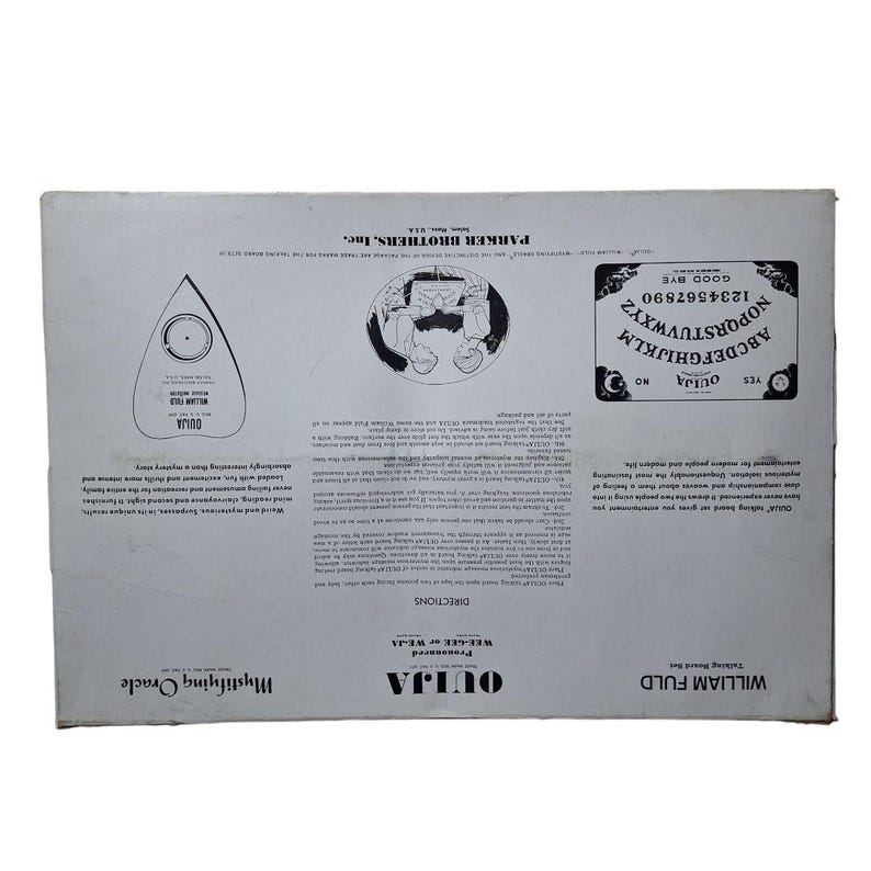 Ouija Board William Fuld Parker Brothers Salem Oracle 1960s Vintage ...