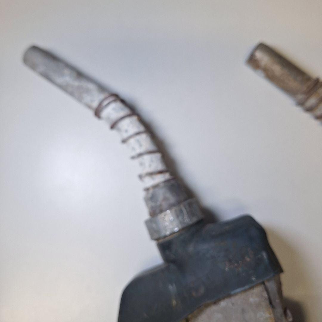 Vintage OPW 50 Gallon Gas Pump Handles Pair Garage Decor Rustic - Etsy