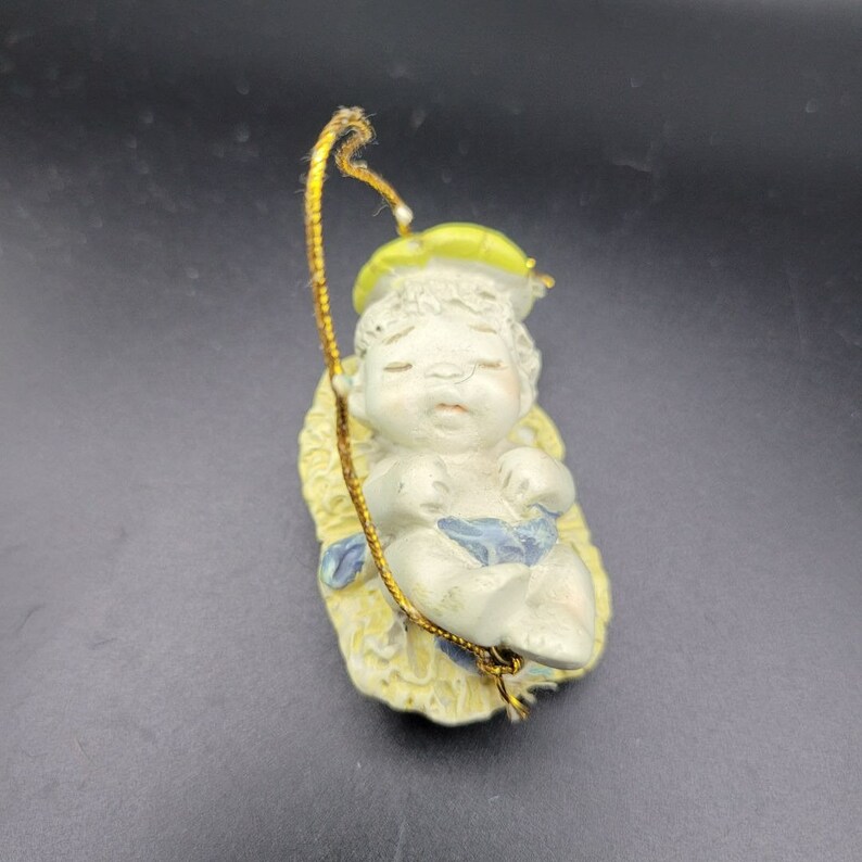 Giftco Dreamsicles Nativity Set 6 Piece Vtg Hanging Ornaments Big Eyes ...