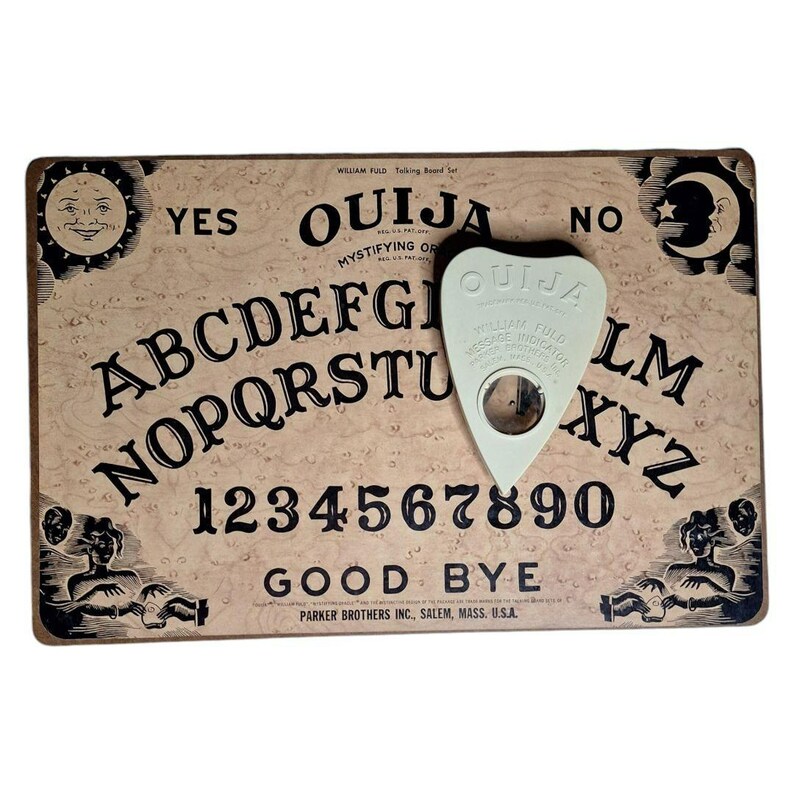 Ouija Board William Fuld Parker Brothers Salem Oracle 1960s Vintage ...