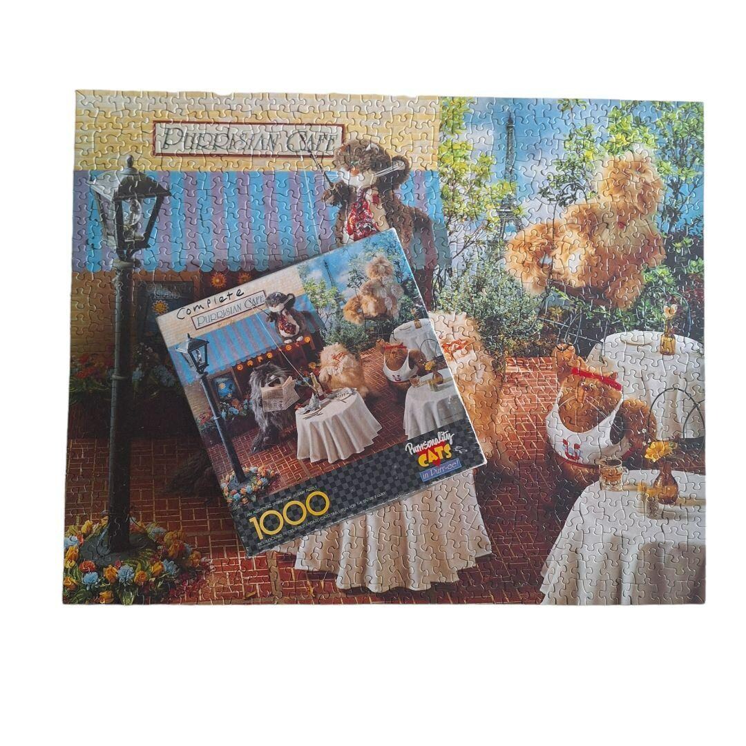 Springbok Hallmark Cats Puzzle Purrrsonality Purrisian Cafe Funny ...