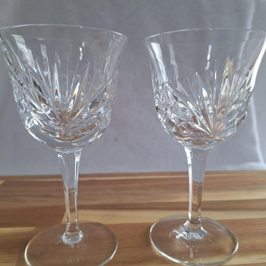 Gorham Crystal Cherrywood Wine Goblet Glassware Clear Stemware 5.5 Inch ...