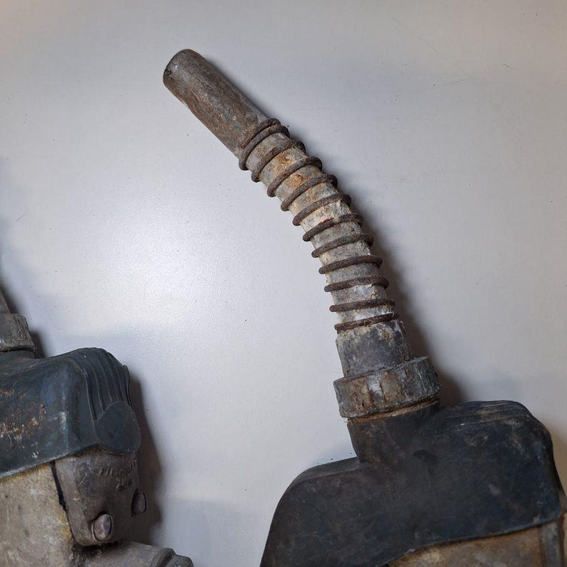 Vintage OPW 50 Gallon Gas Pump Handles Pair Garage Decor Rustic - Etsy
