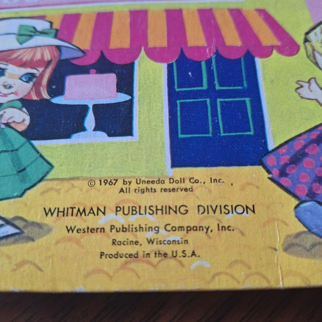 Whitman Peewee Paper Dolls 1967 Vintage Soda Shoppe 4 Girls Clothing ...