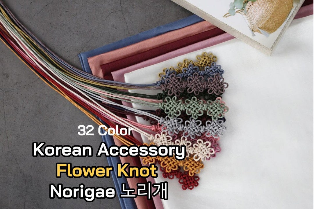 Flower Knot Norigae Traditional Korean Accessory Knot Craft Ornament - Etsy