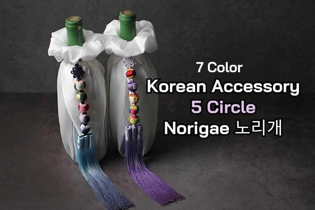 Gift Craft Korean Hanbok Accessory Jewel Tassel Long Norigae Charm - Etsy