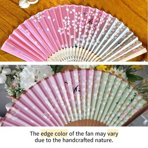 Folding Fan Korean Traditional Bamboo Hand Fan - Etsy
