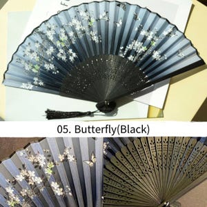 Folding Fan Korean Traditional Bamboo Hand Fan - Etsy