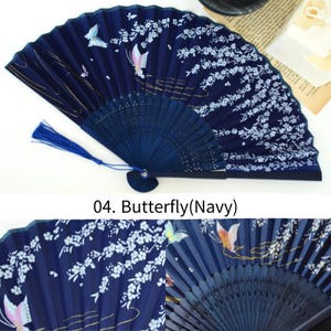 Folding Fan Korean Traditional Bamboo Hand Fan - Etsy