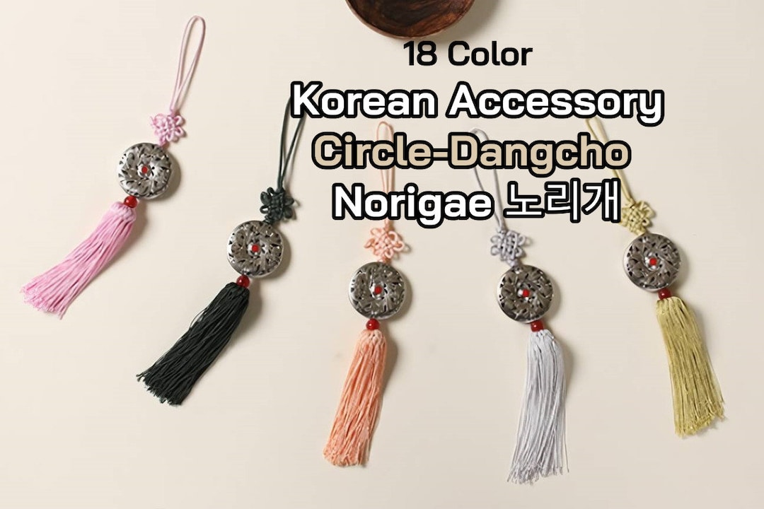 Korean Hanbok Accessory Tassel Norigae Craft Pendant Charm Gift ...