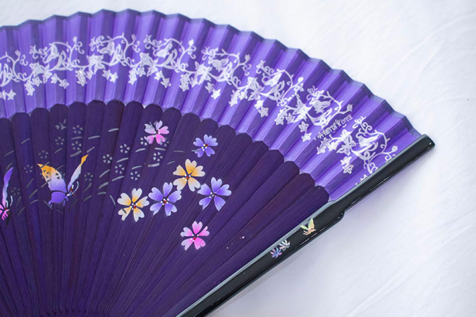 Korean Traditional Folding Fan Classic Hand Fan - Etsy
