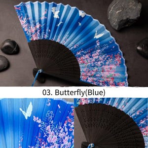 Folding Fan Korean Traditional Bamboo Hand Fan - Etsy