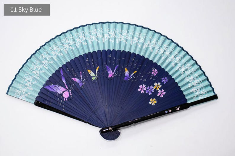 Korean Traditional Folding Fan Classic Hand Fan - Etsy