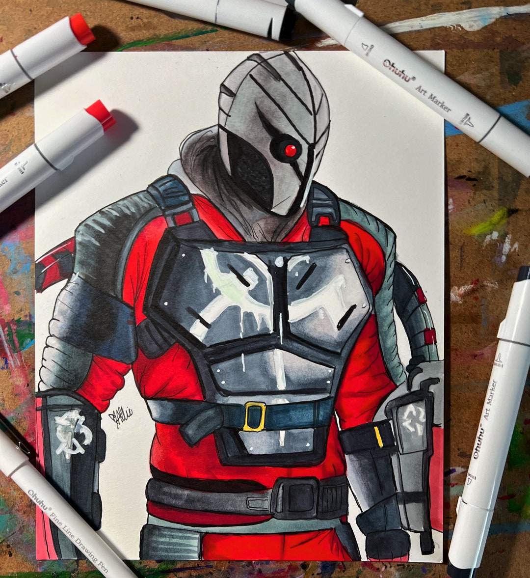 Deadshot Fanart Original Illustration , Suicide Squad Batman Justice ...