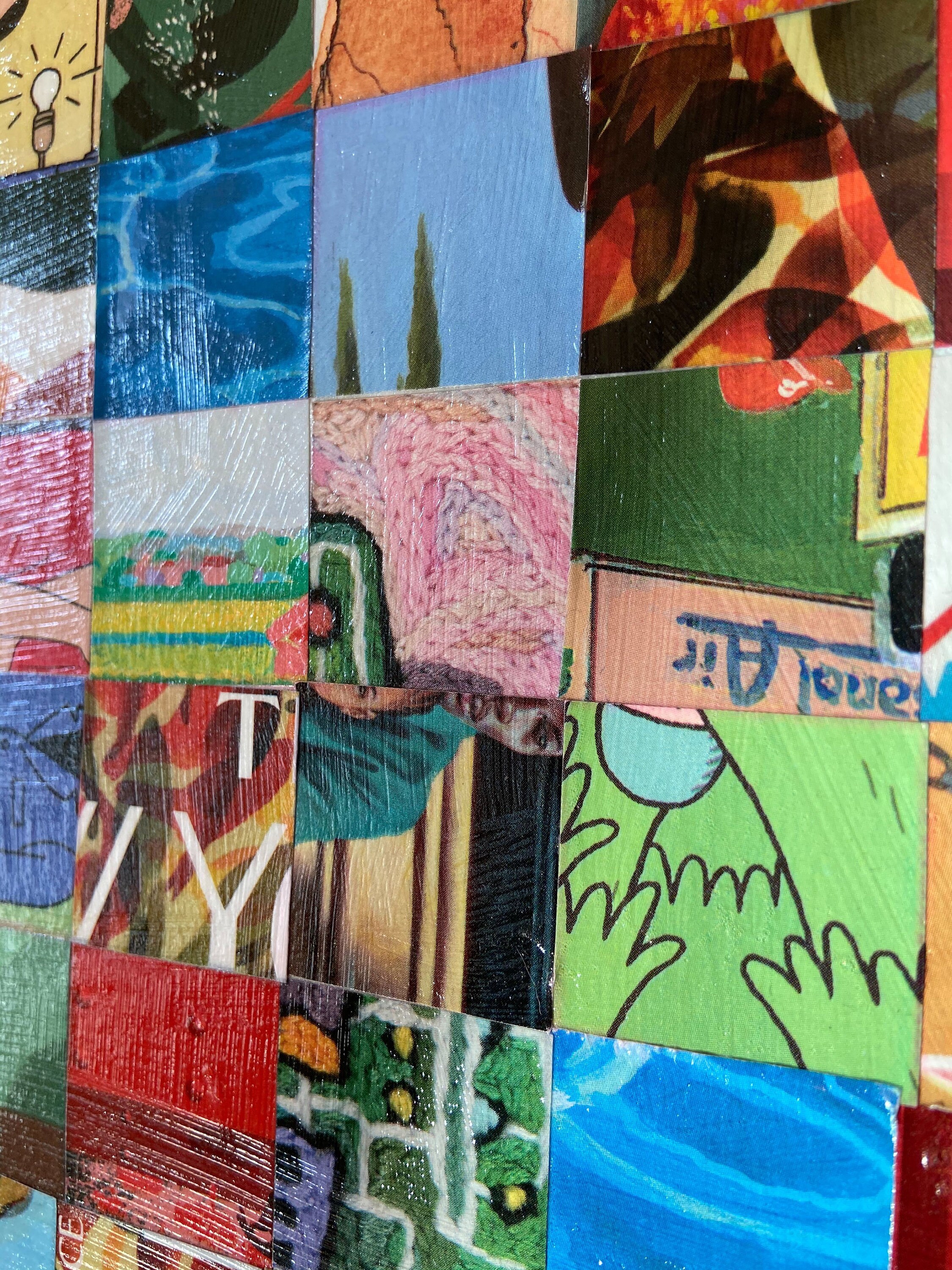 New Yorker Magazine Collage Triptych - Etsy UK